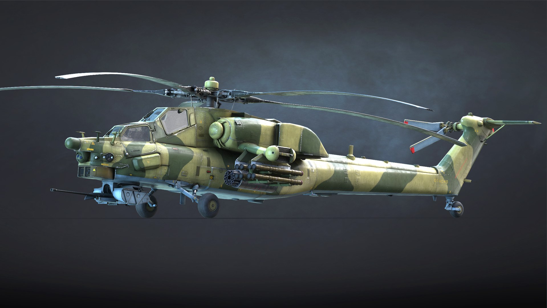 Mi-28N Havoc Attack Helicopter 3D model - TurboSquid 2182067