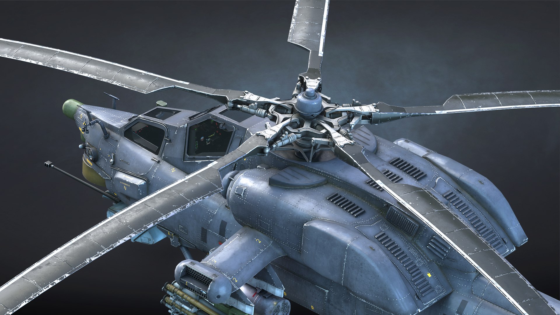 Mi-28N Havoc Attack Helicopter 3D model - TurboSquid 2182067