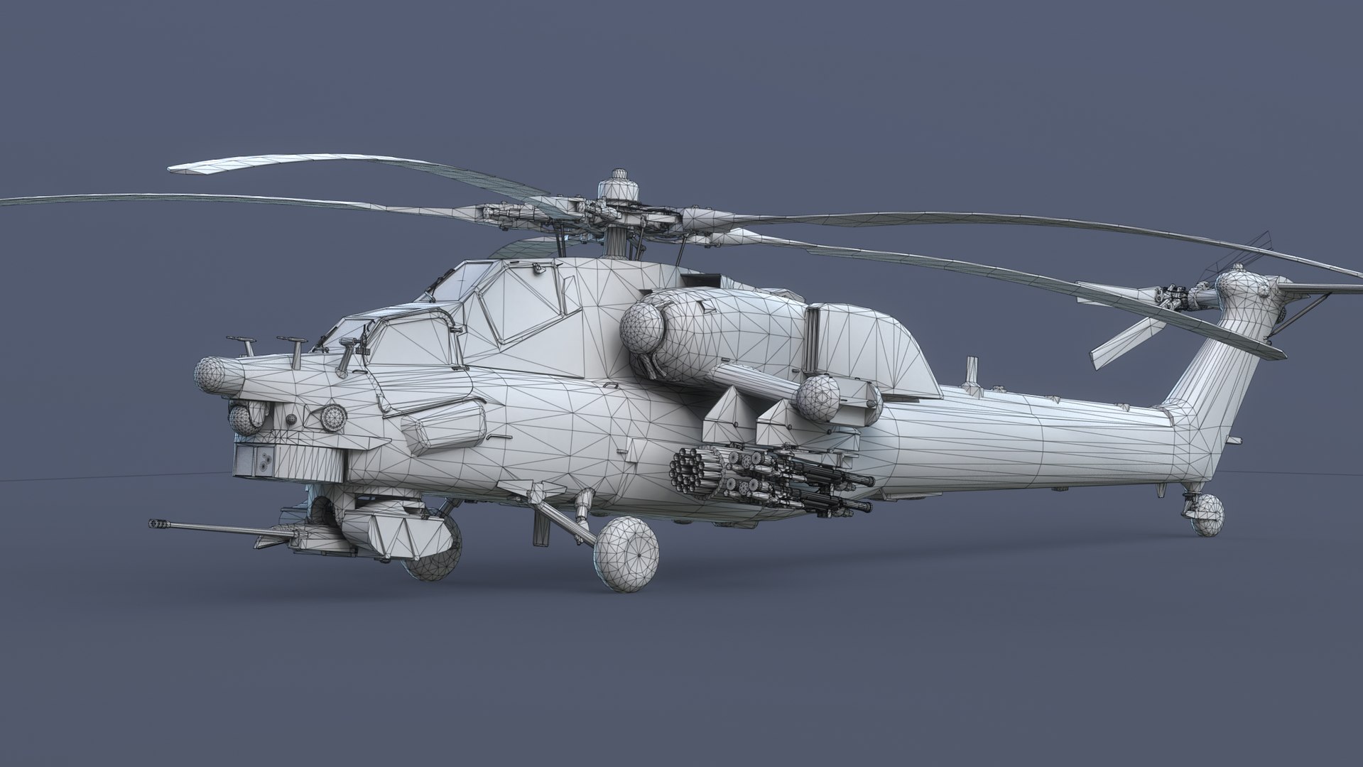 Mi-28N Havoc Attack Helicopter 3D model - TurboSquid 2182067