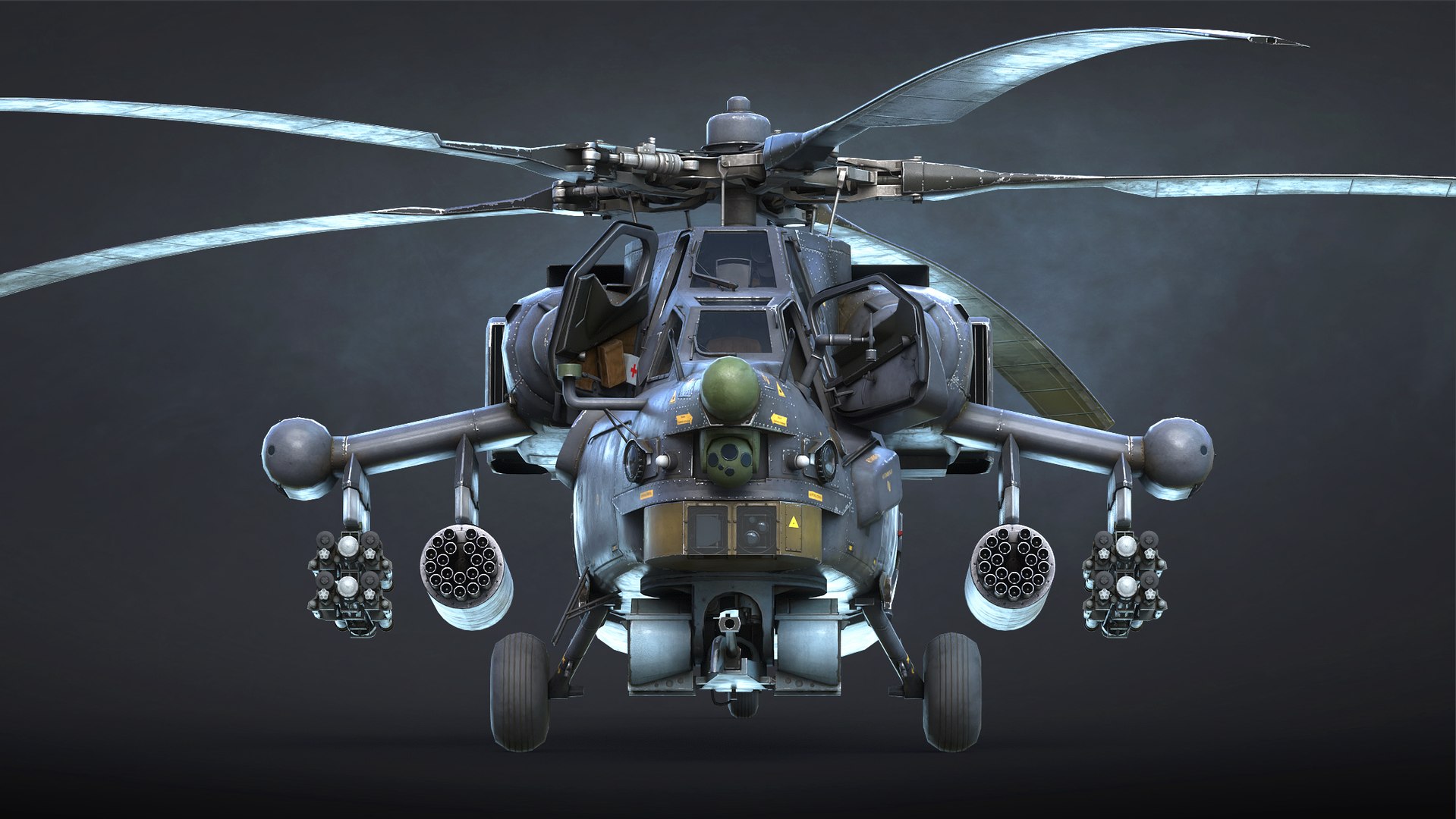 Mi-28N Havoc Attack Helicopter 3D model - TurboSquid 2182067