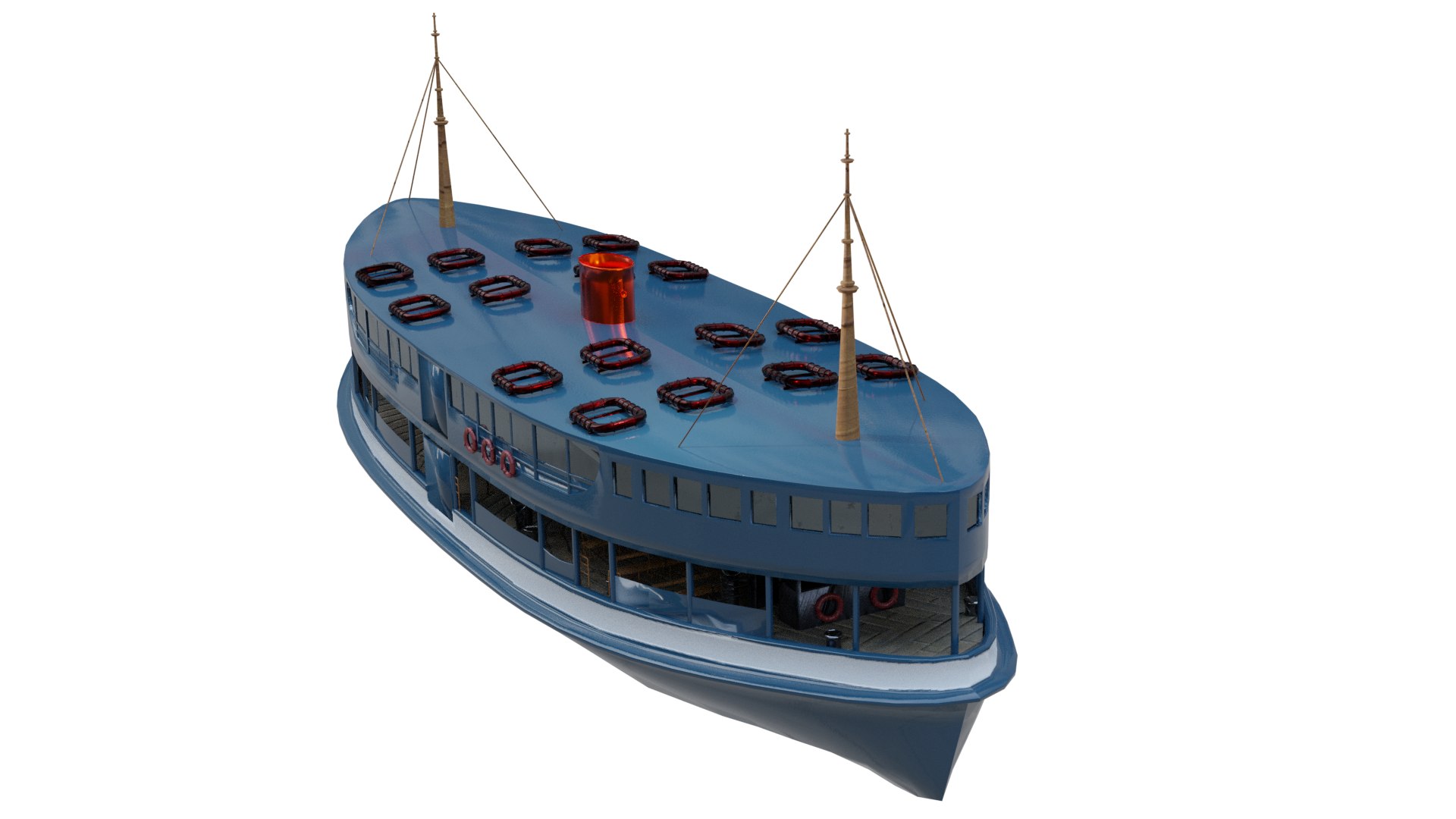 3D Ferry - TurboSquid 1997042