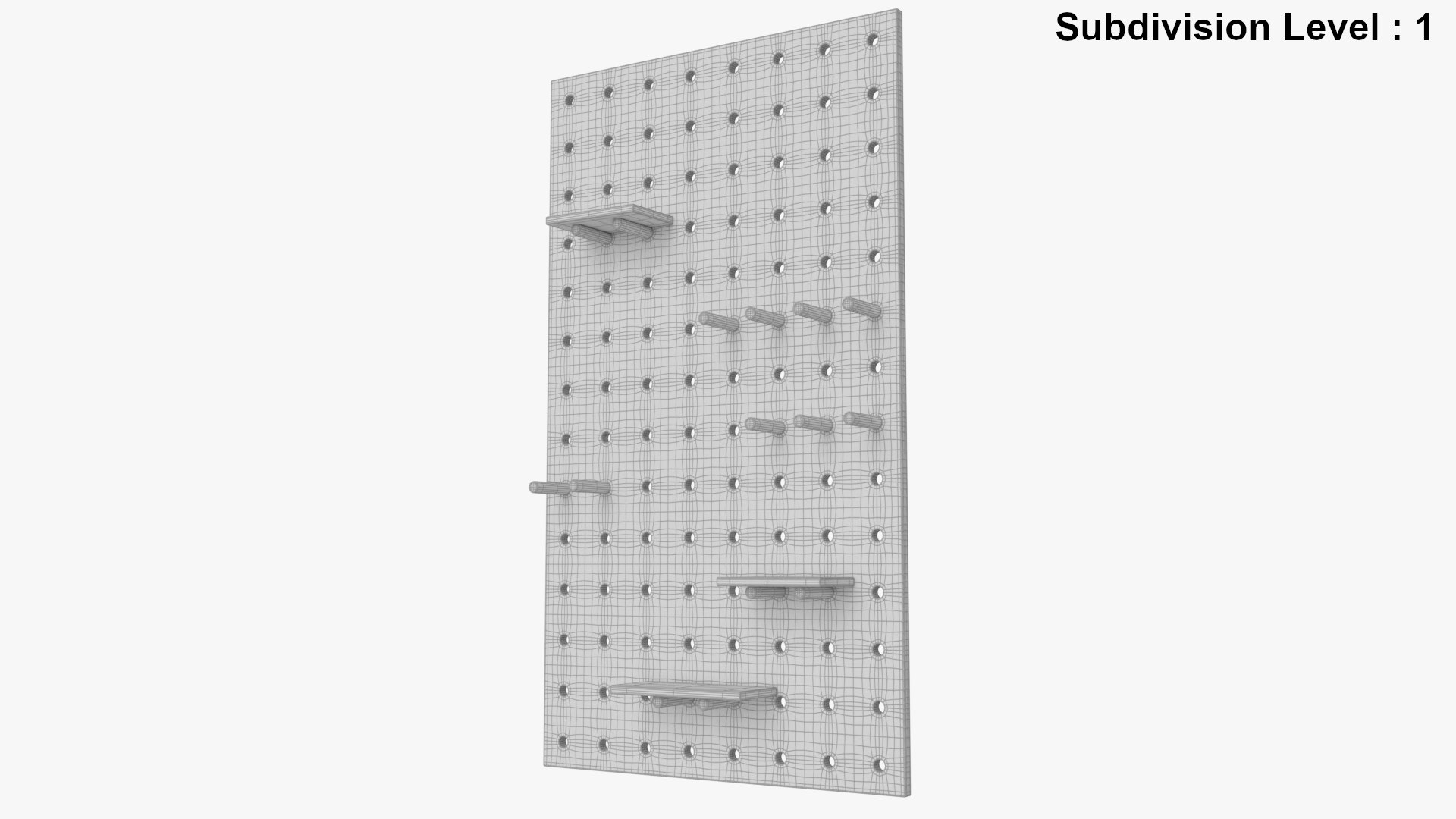 3D Model Peg Board - TurboSquid 1792285