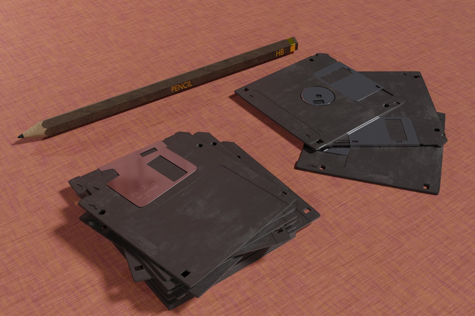 Floppy Disk 3D Model - TurboSquid 1832129