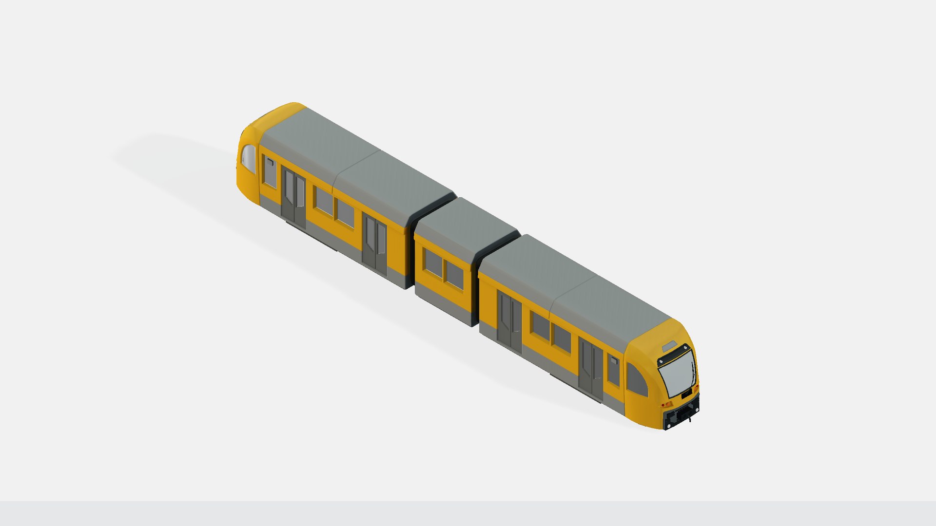 3D Modern Train - TurboSquid 2398539