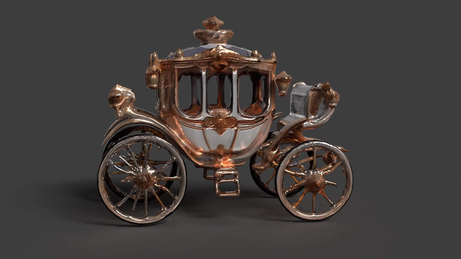 3D Chinese Ancient Carriage Figure - TurboSquid 2316691