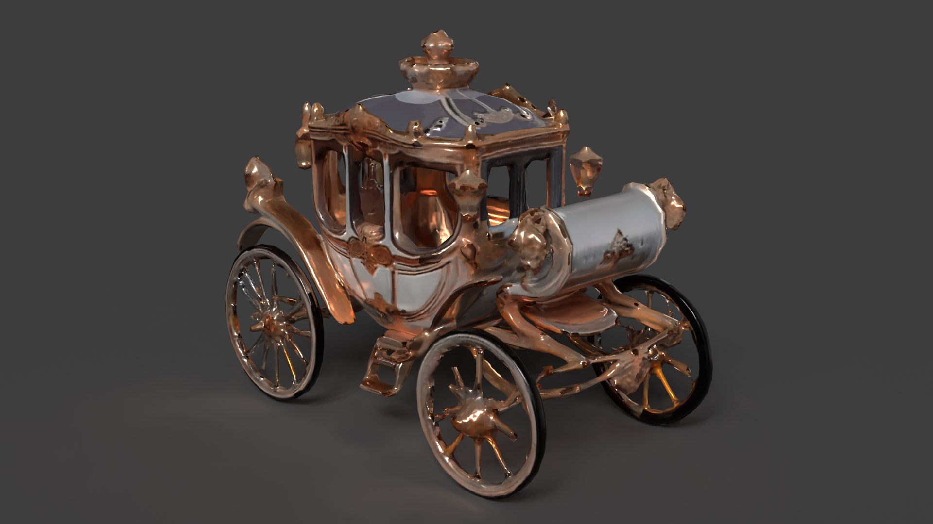 3D Chinese Ancient Carriage Figure - TurboSquid 2316691