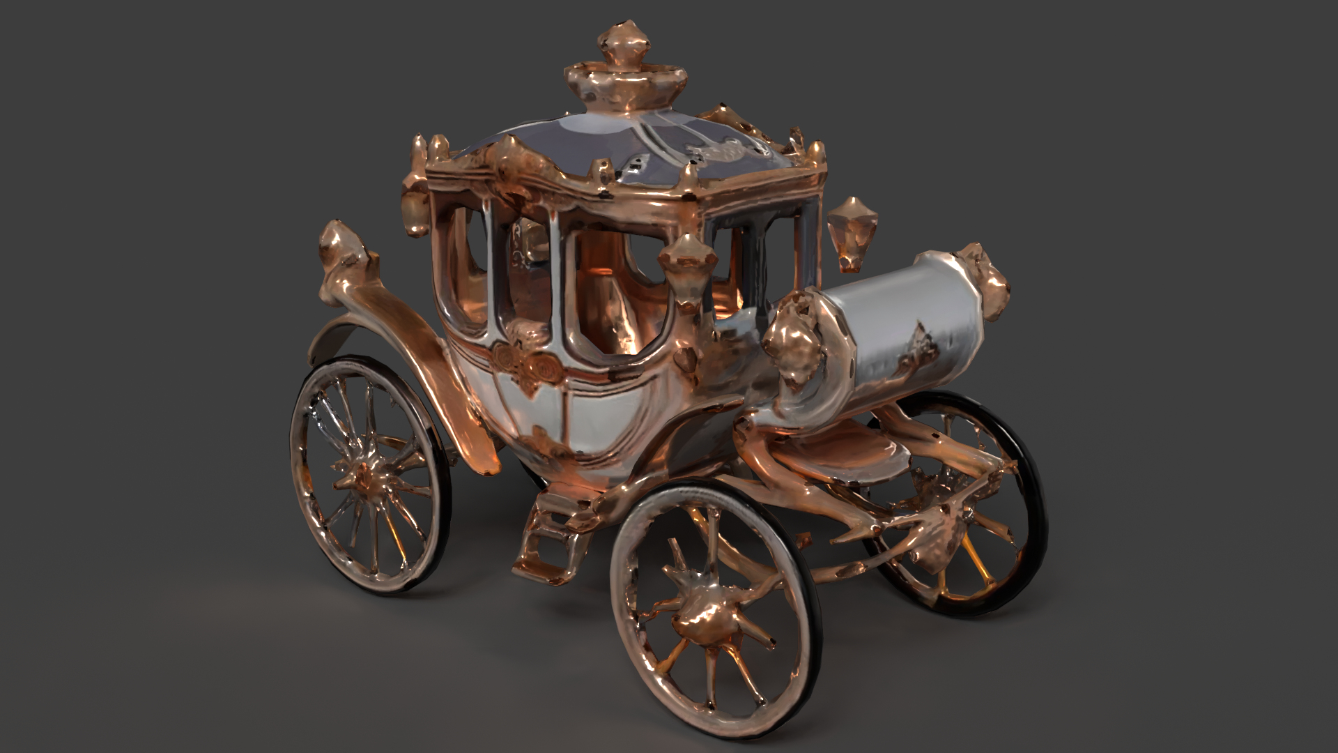 3D Chinese Ancient Carriage Figure - TurboSquid 2316691