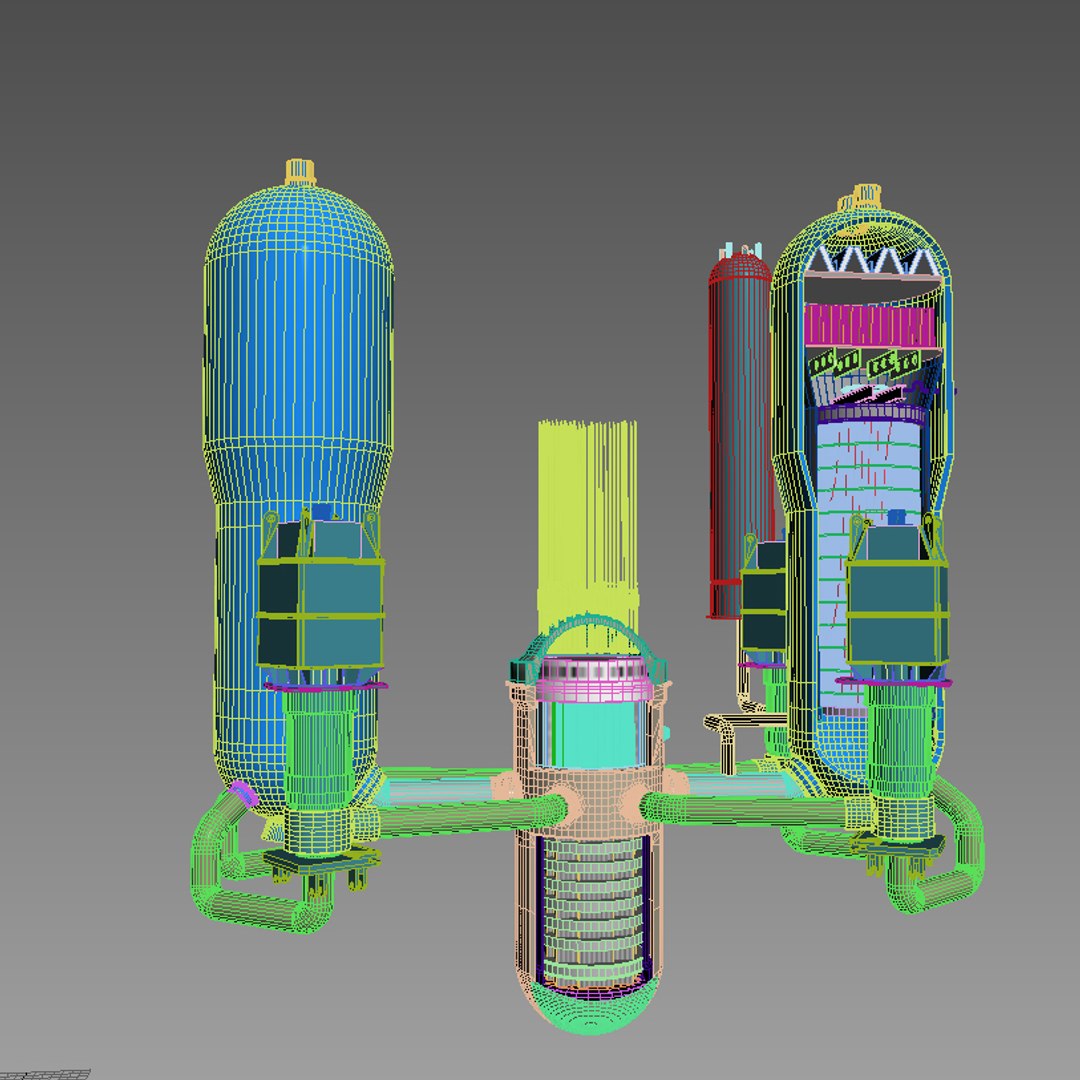 Nuclear Power Plant 3D Model - TurboSquid 2014235