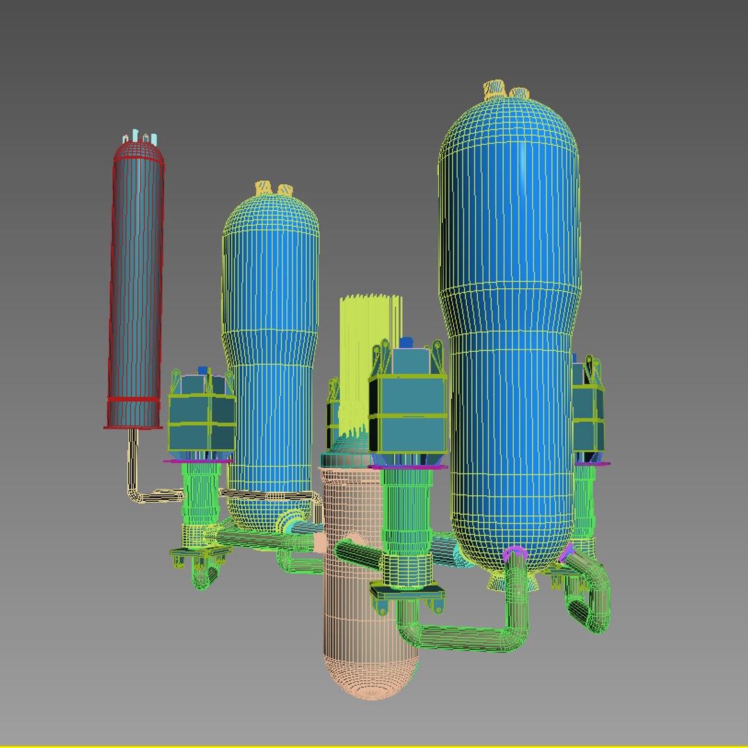 Nuclear Power Plant 3D Model - TurboSquid 2014235