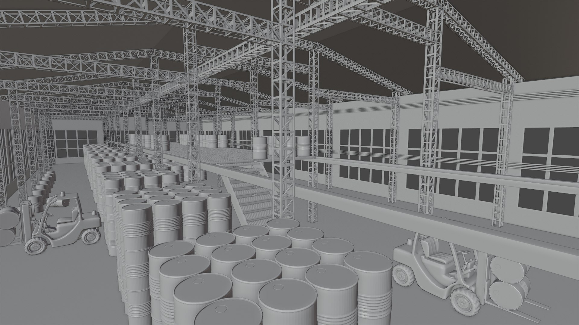 Industrial factory 3D model - TurboSquid 1537197