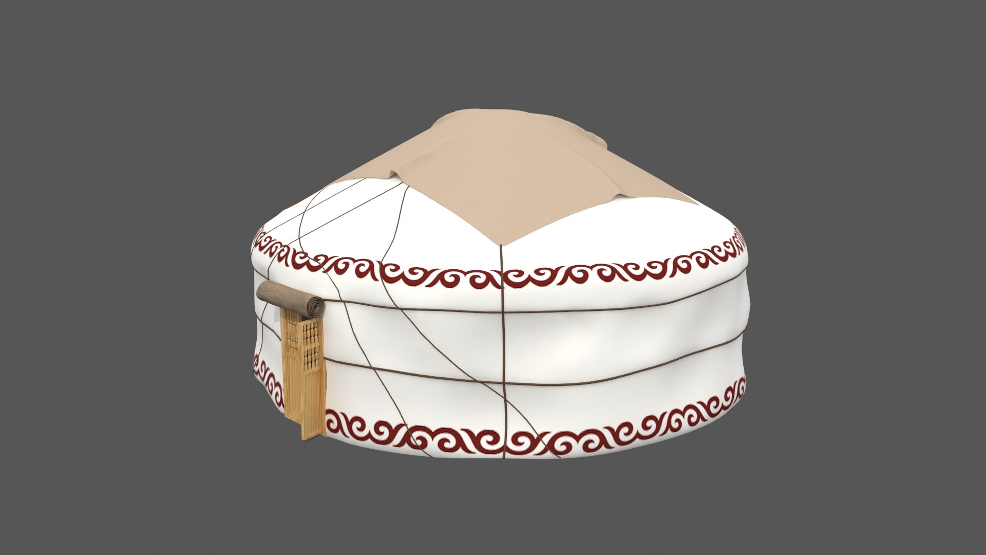 Yurt Kazakh 3D Model - TurboSquid 2083583