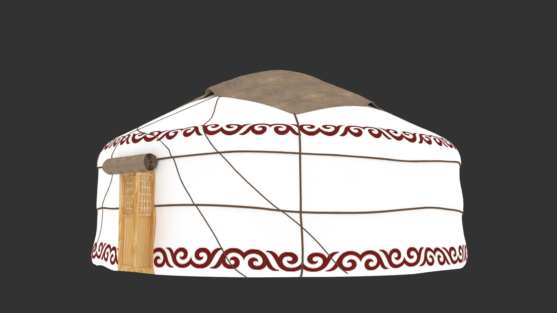 Yurt Kazakh 3D Model - TurboSquid 2083583