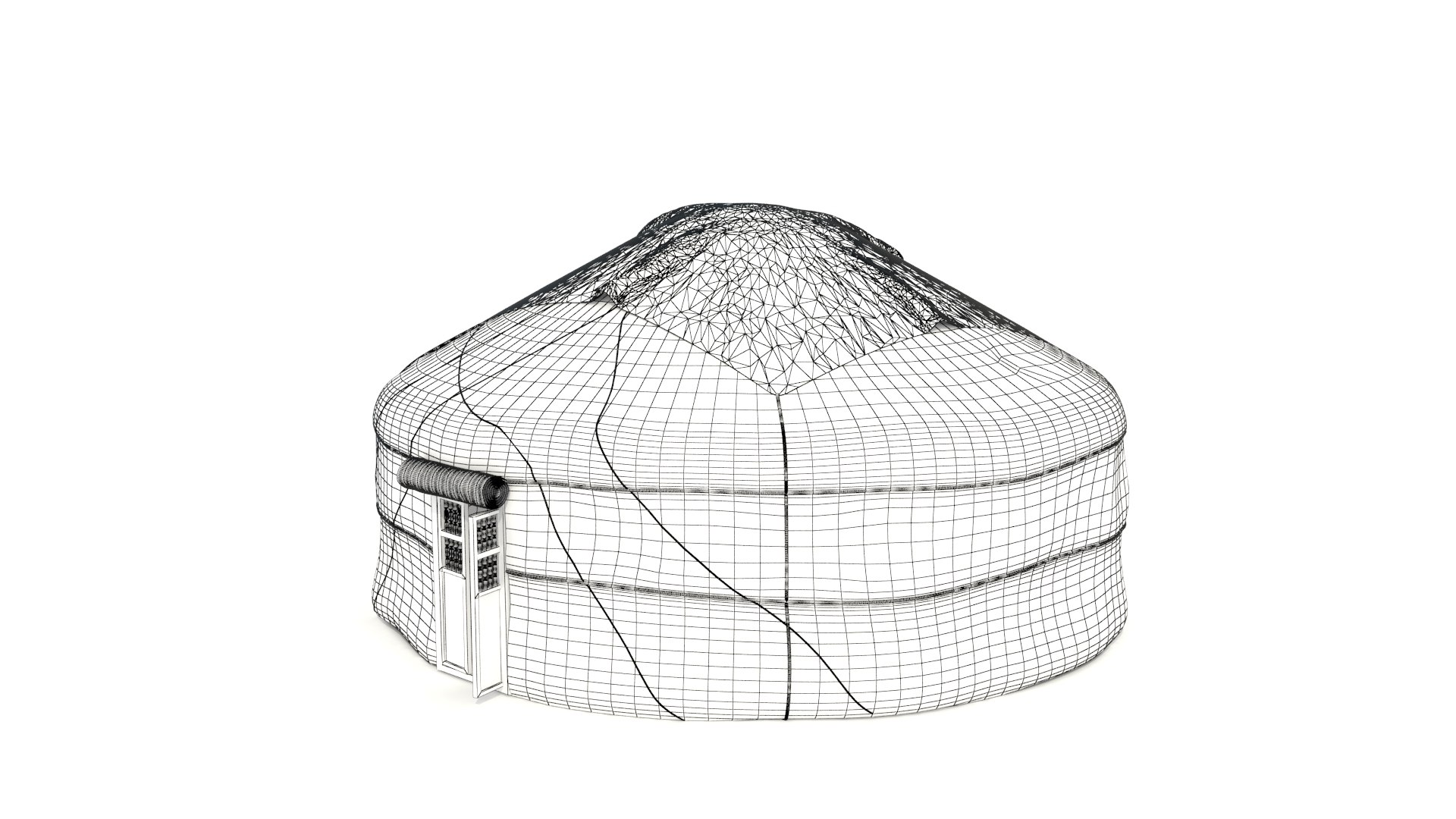 Yurt Kazakh 3D Model - TurboSquid 2083583
