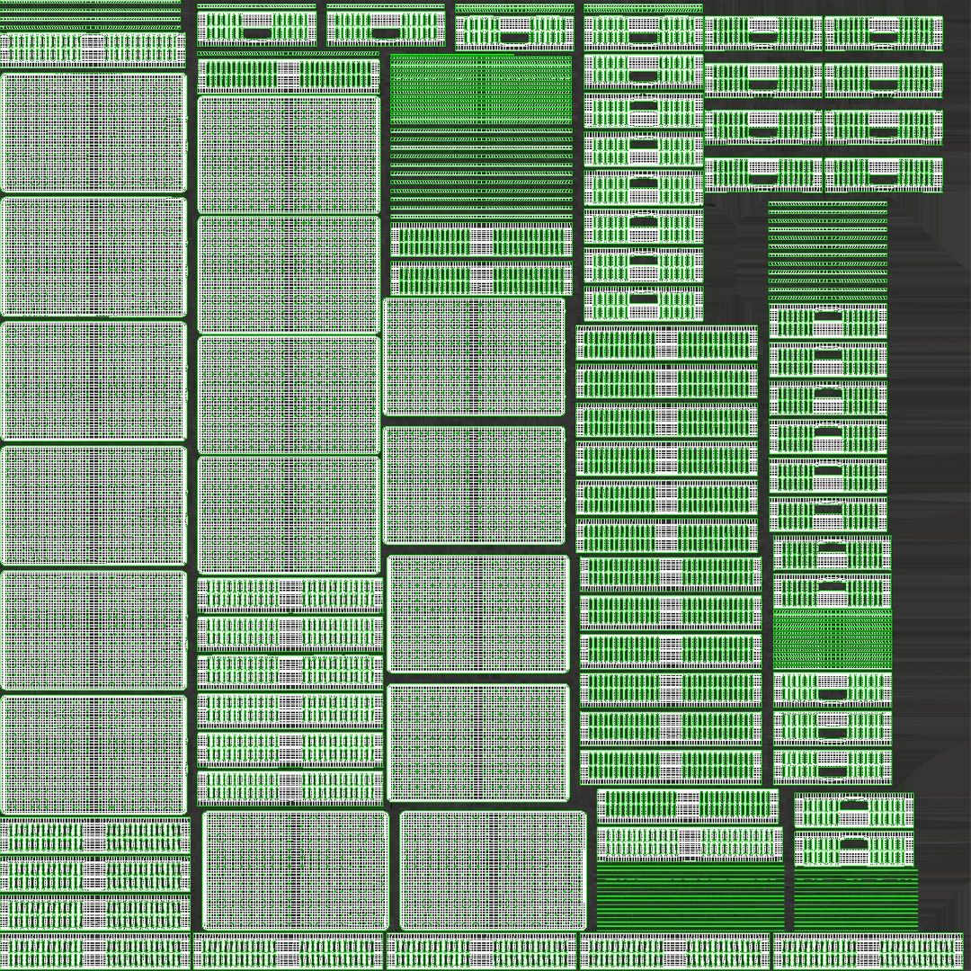 Produce Display Racks Center Unit 03 Black White Gray and Tan 3D ...