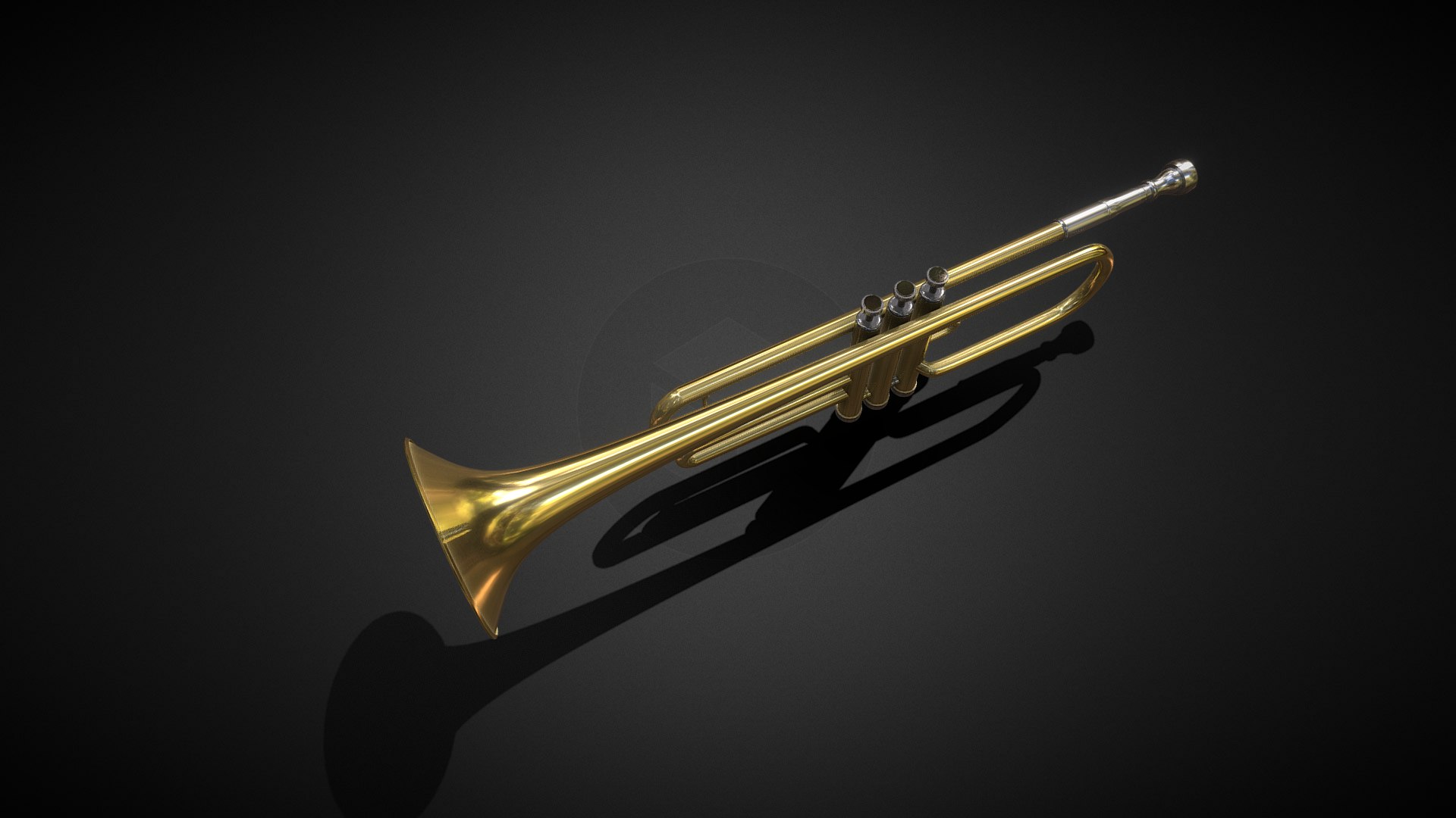 3D Trumpet - TurboSquid 2376956