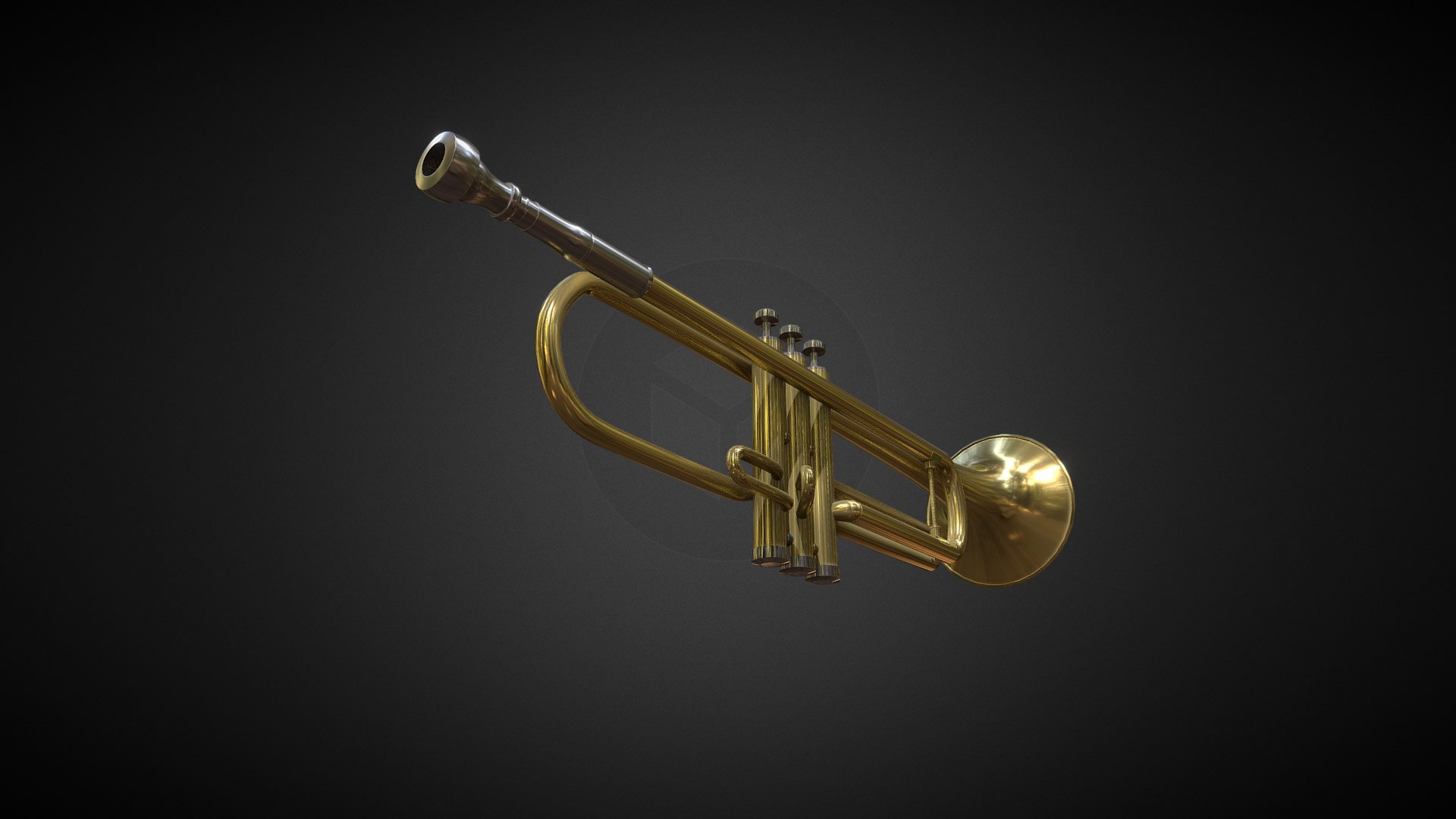 3D Trumpet - TurboSquid 2376956
