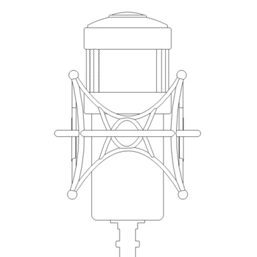 mic microphone 3d model