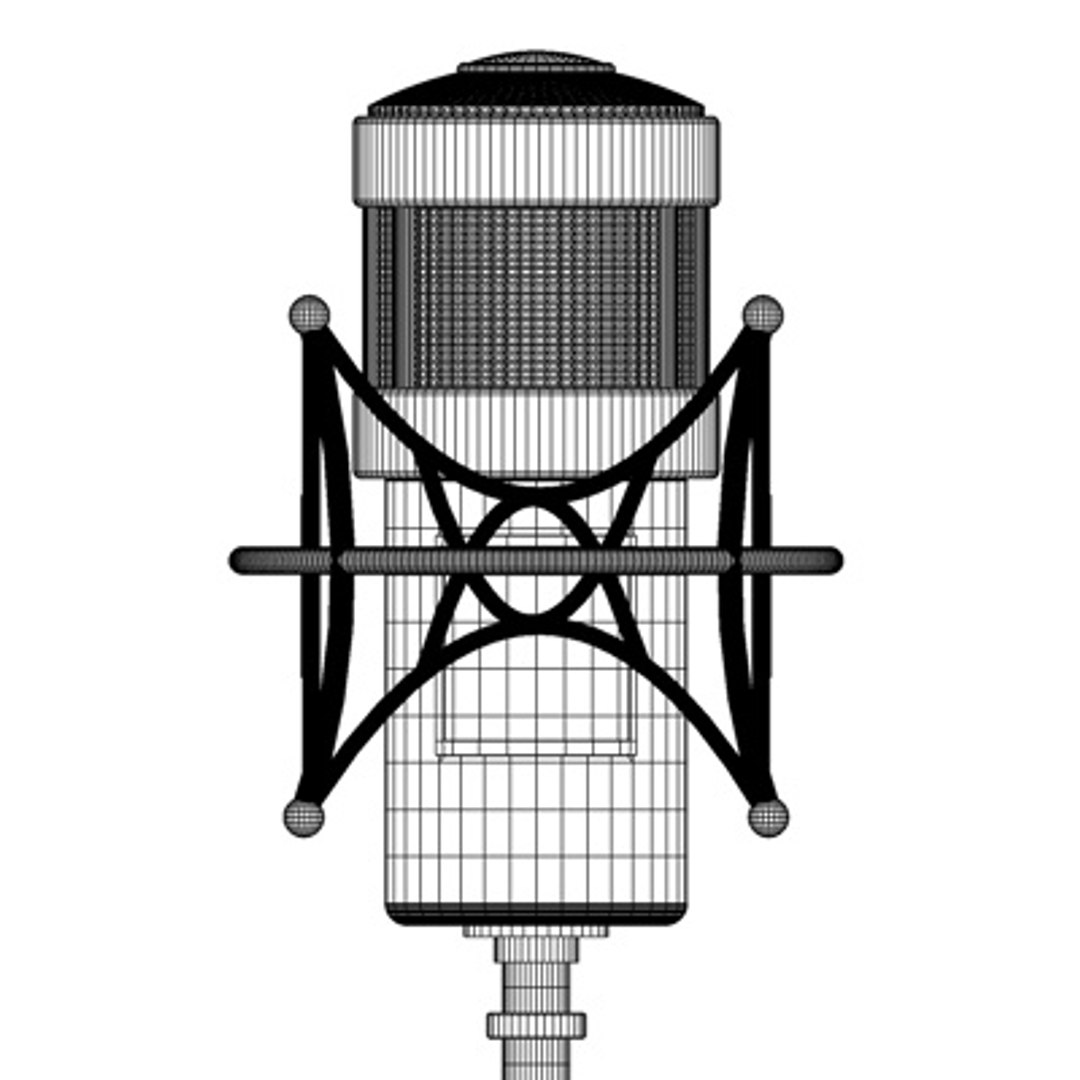 mic microphone 3d model