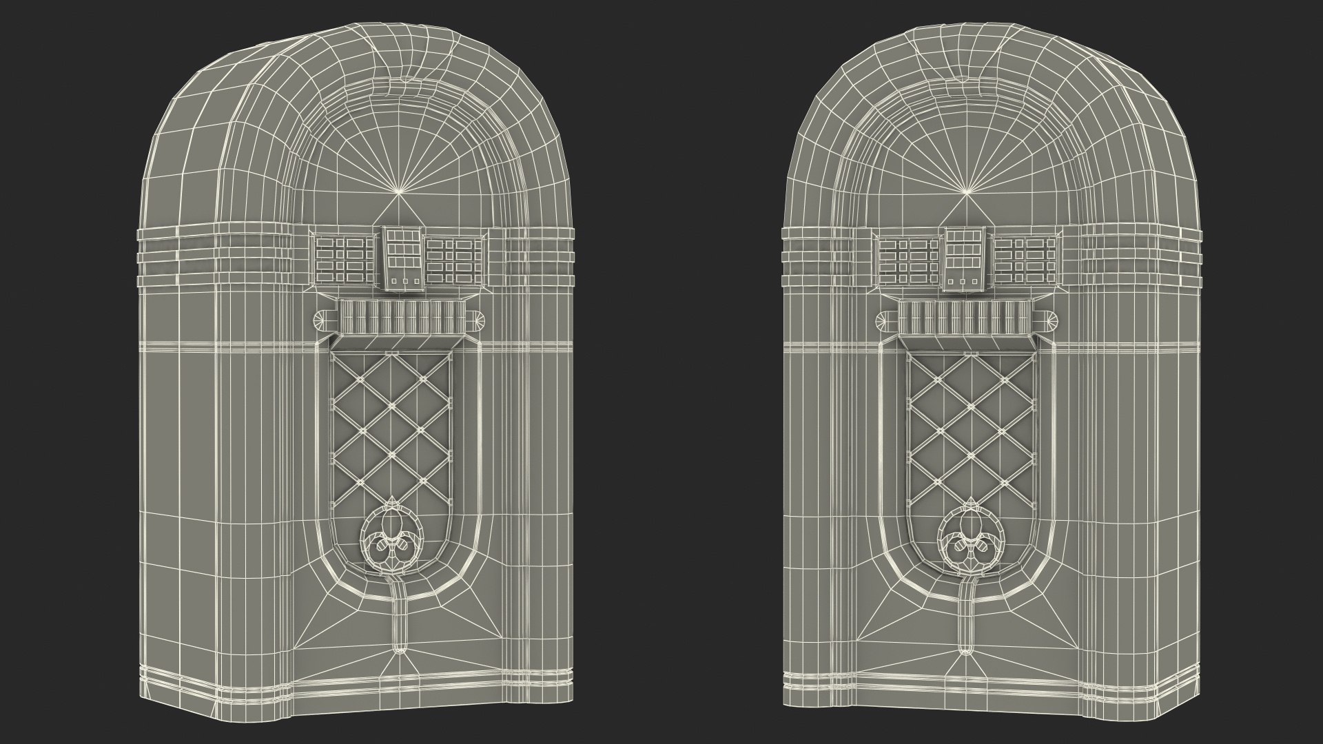 Advertising Volumetric Sign Vintage Jukebox 3D model - TurboSquid 1774231