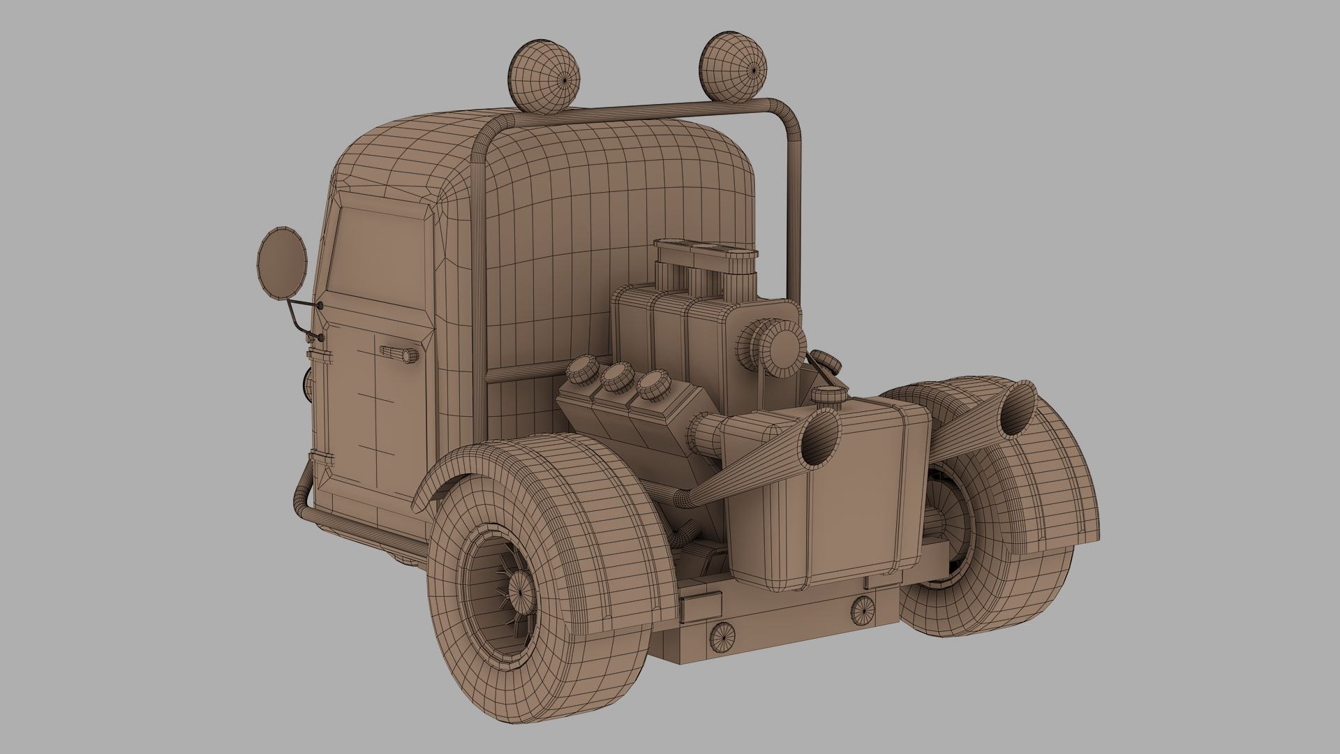 Racing Three Wheeler 3D Model - TurboSquid 2119578