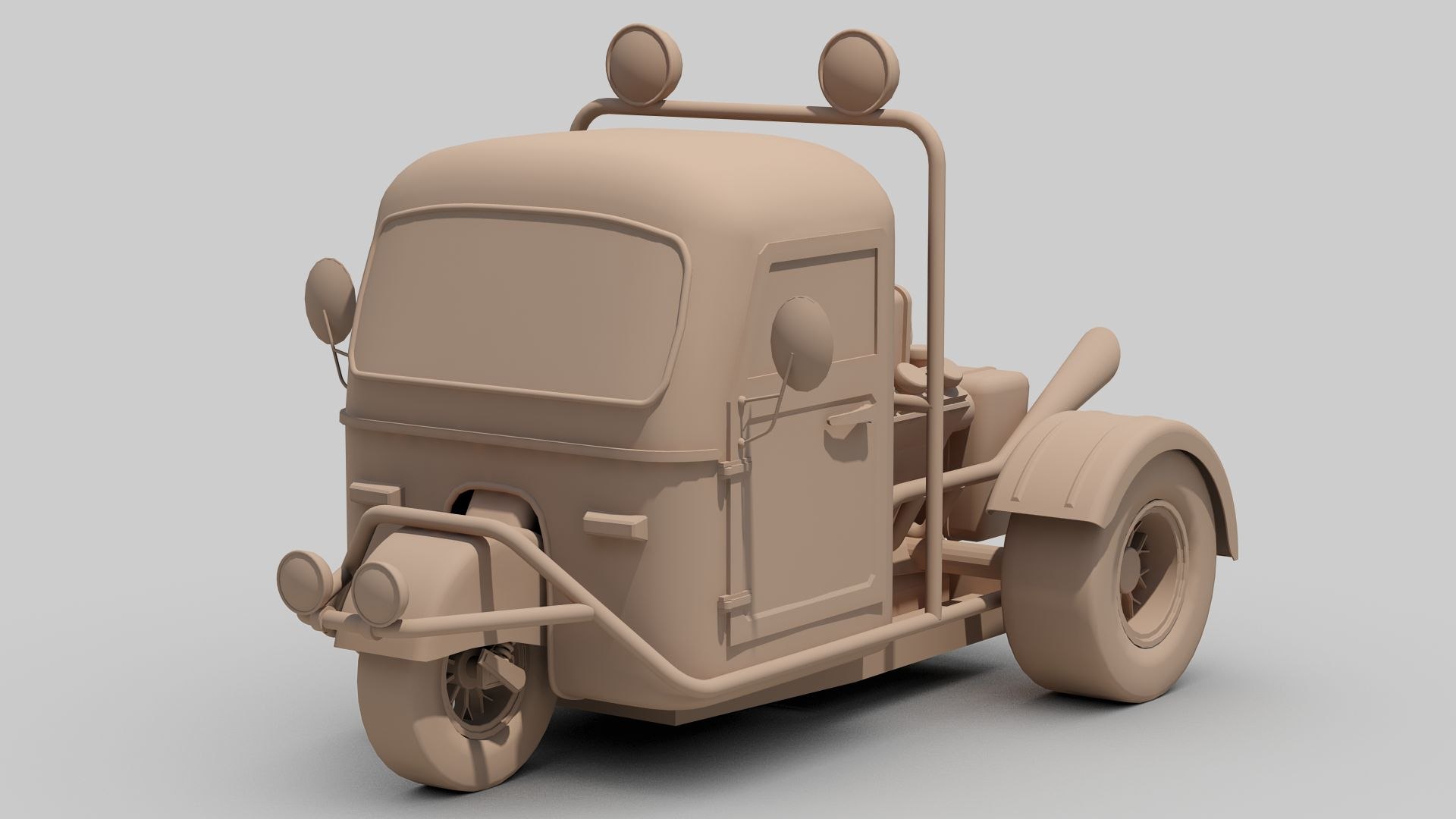 Racing Three Wheeler 3D Model - TurboSquid 2119578