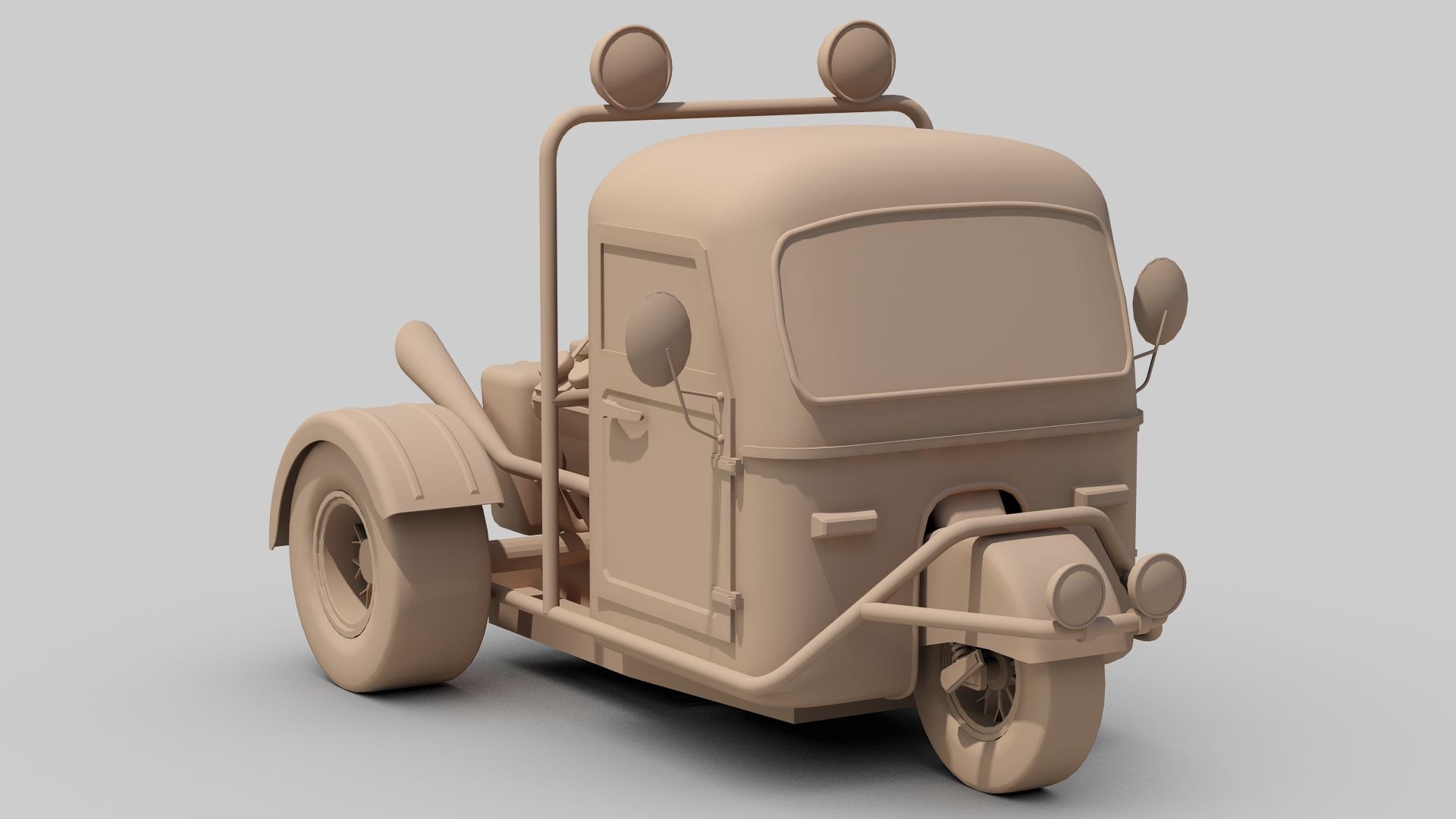 Racing Three Wheeler 3D Model - TurboSquid 2119578