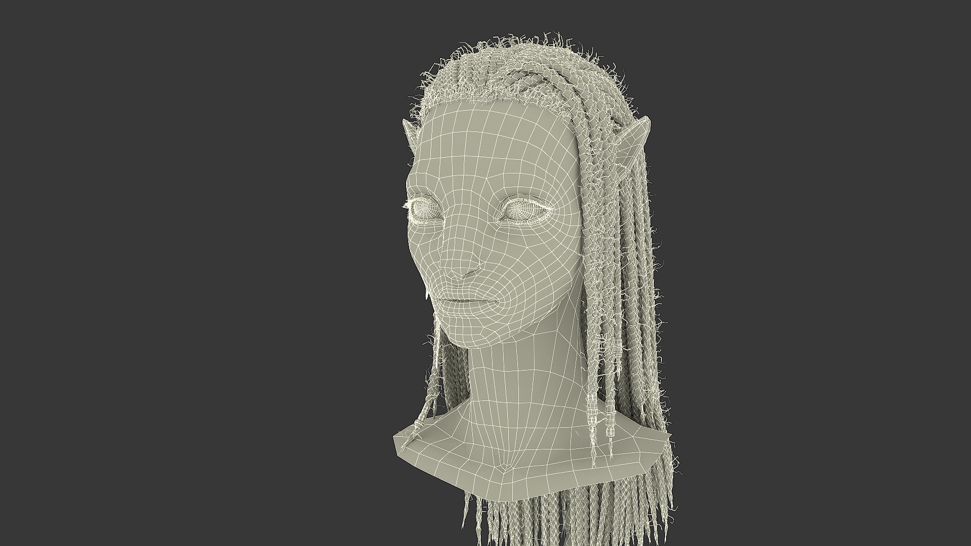 3D Neytiri Avatar Head Model - TurboSquid 2335652