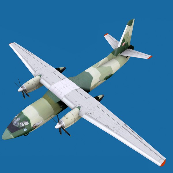 modelo 3d Antonov An-26 Base + Librea - TurboSquid 1468471