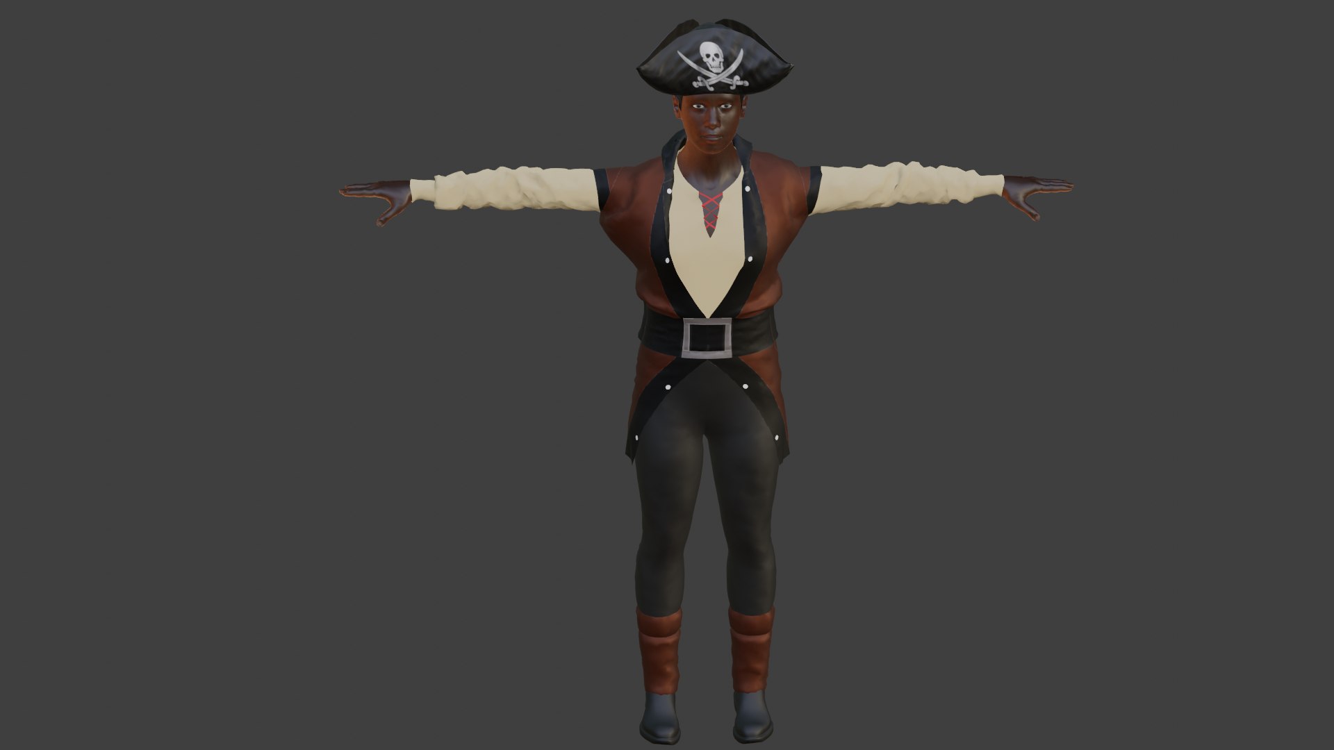 3D Pirate Male - TurboSquid 1900715