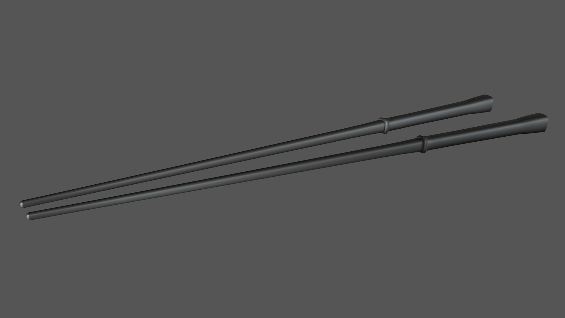 Simple Chopsticks 3d Model