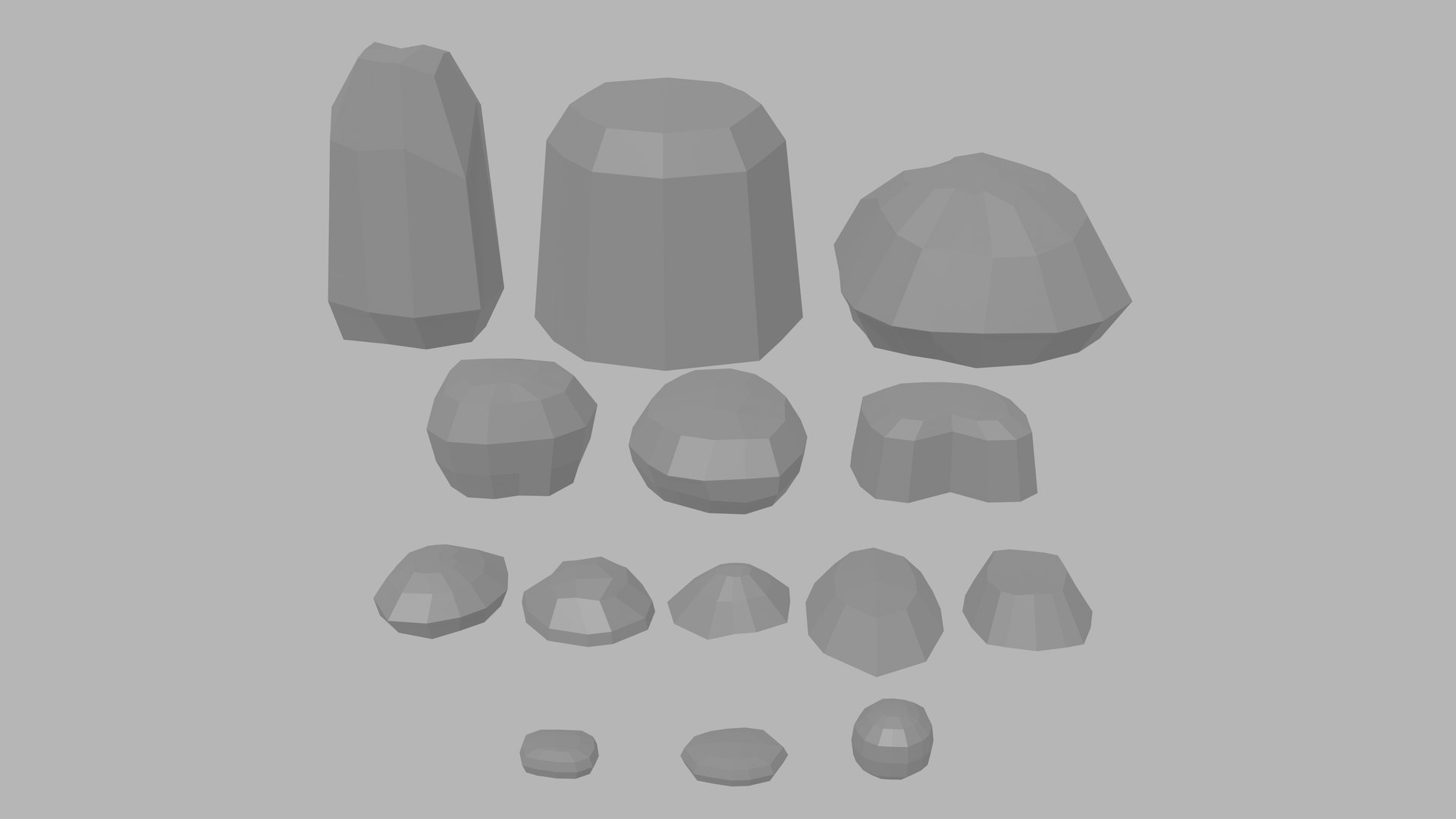 Low Poly Rocks Pack 3D - TurboSquid 2019087