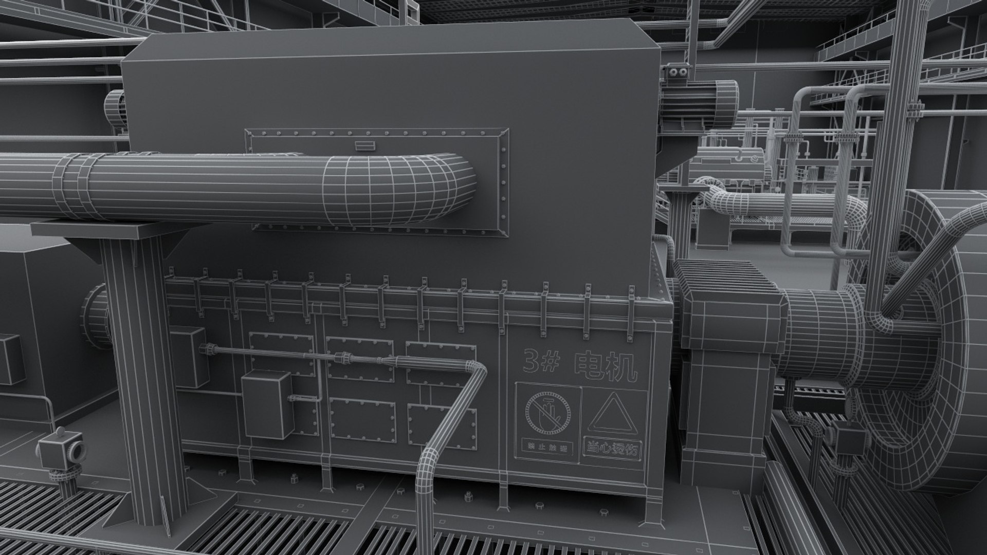 Compressor Station Plant 3D Model - TurboSquid 2382266