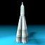 8k71ps Sputnik Rocket R-7 3d Model