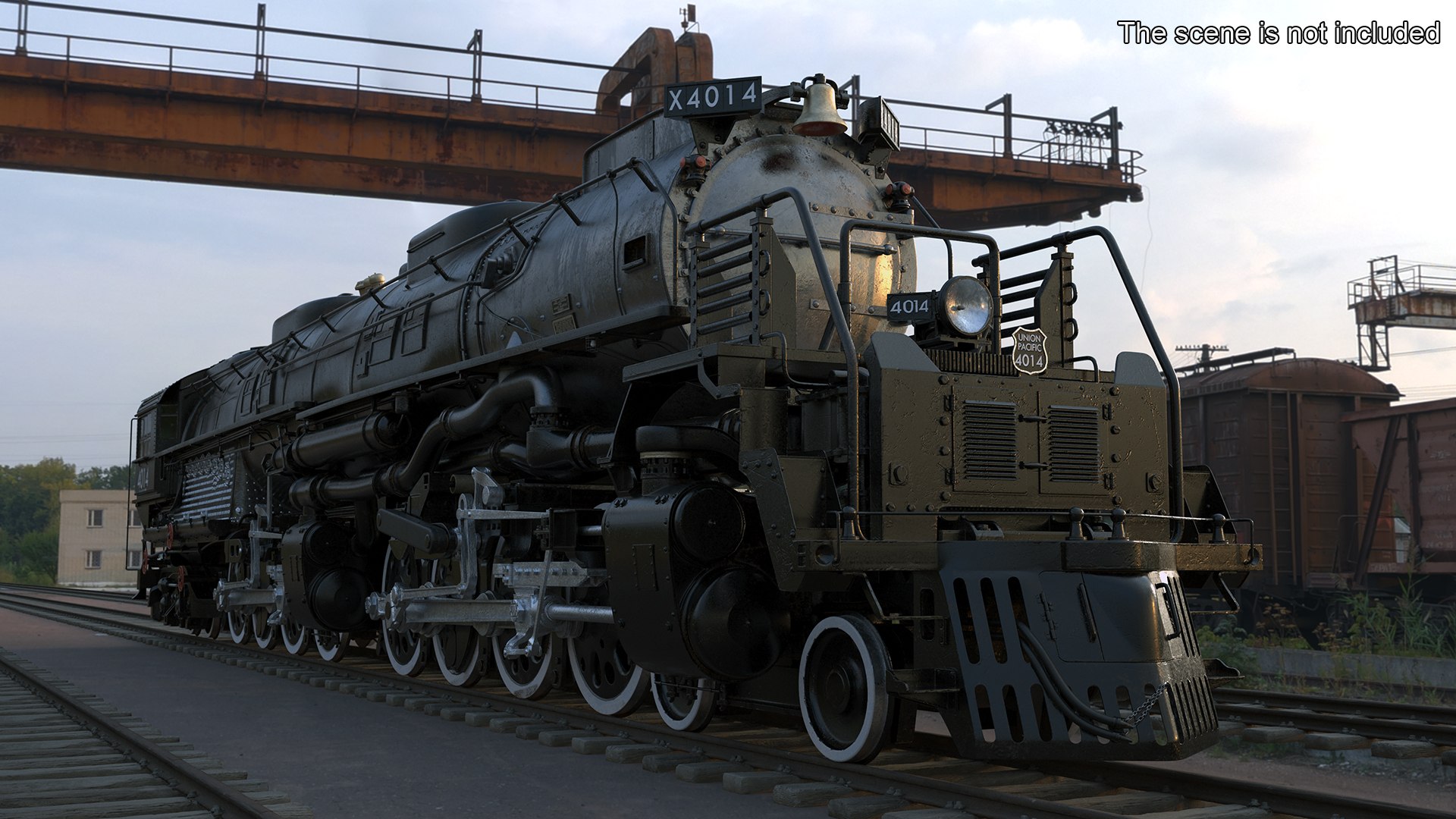 Locomotive Big Boy Rigged 3D Model - TurboSquid 2279909