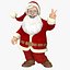 3d Model Poses Santa Clause