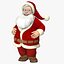 3d Model Poses Santa Clause