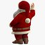 3d Model Poses Santa Clause