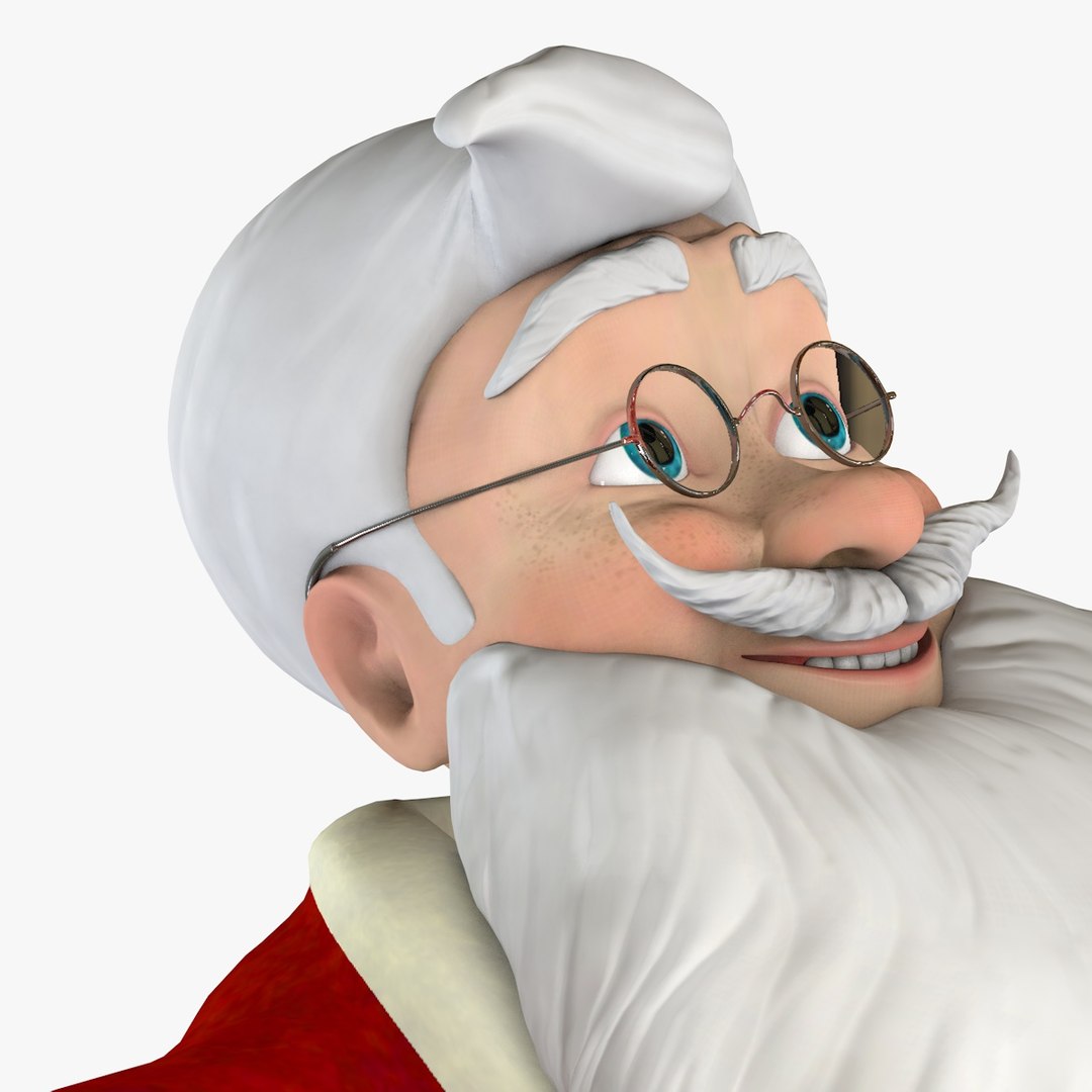 3d model poses santa clause