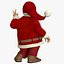 3d Model Poses Santa Clause