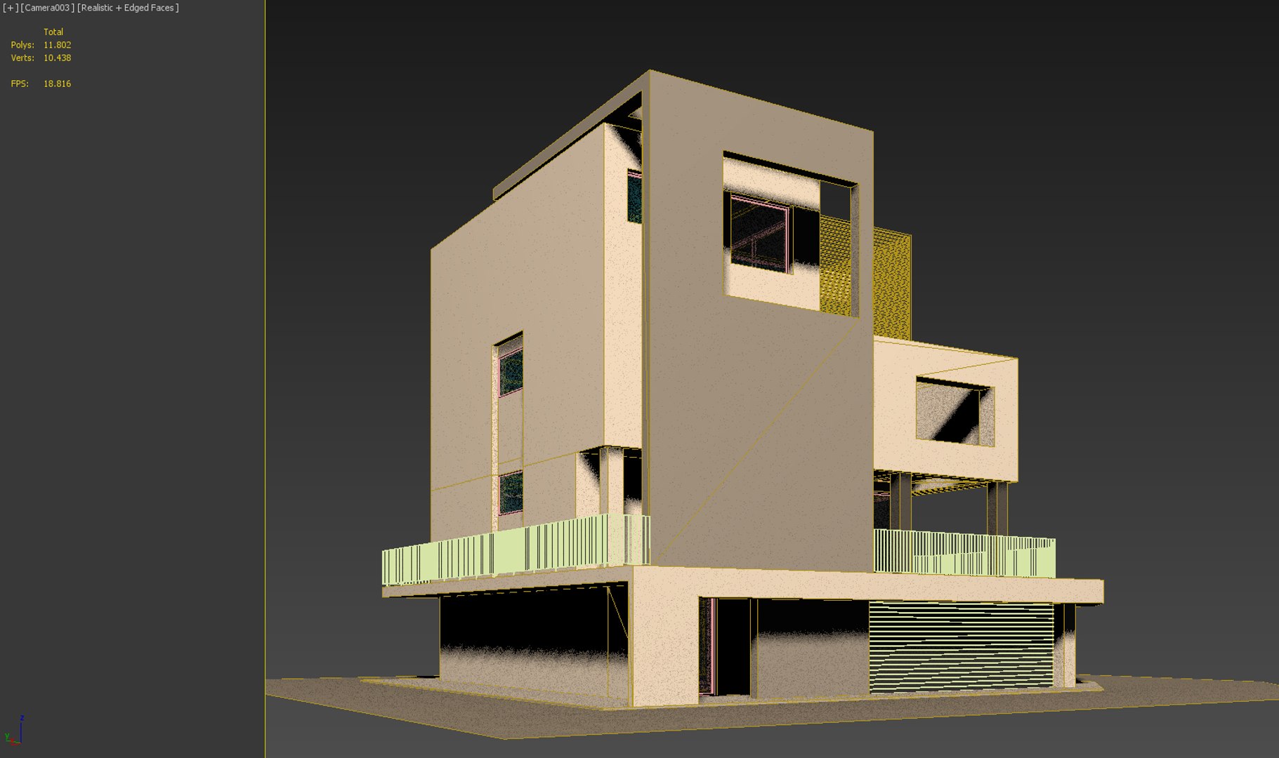 3D Corner Cubic House Modern - TurboSquid 1587484