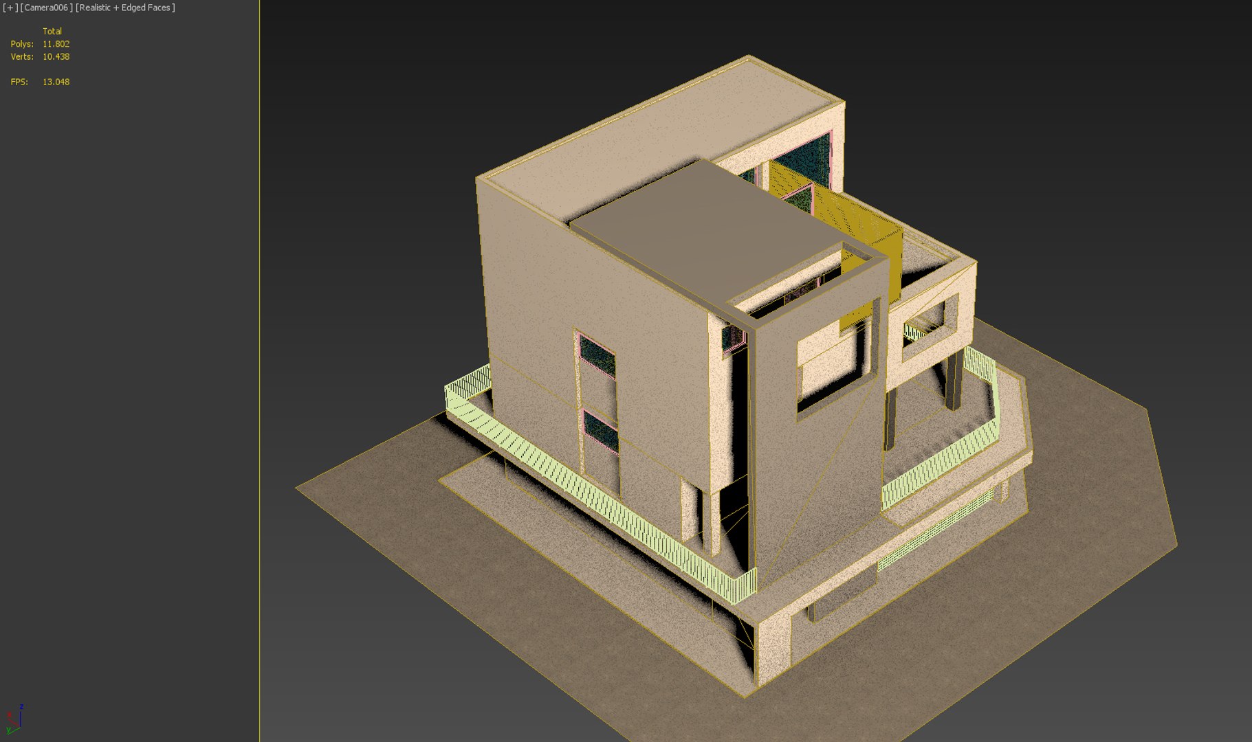 3D Corner Cubic House Modern - TurboSquid 1587484