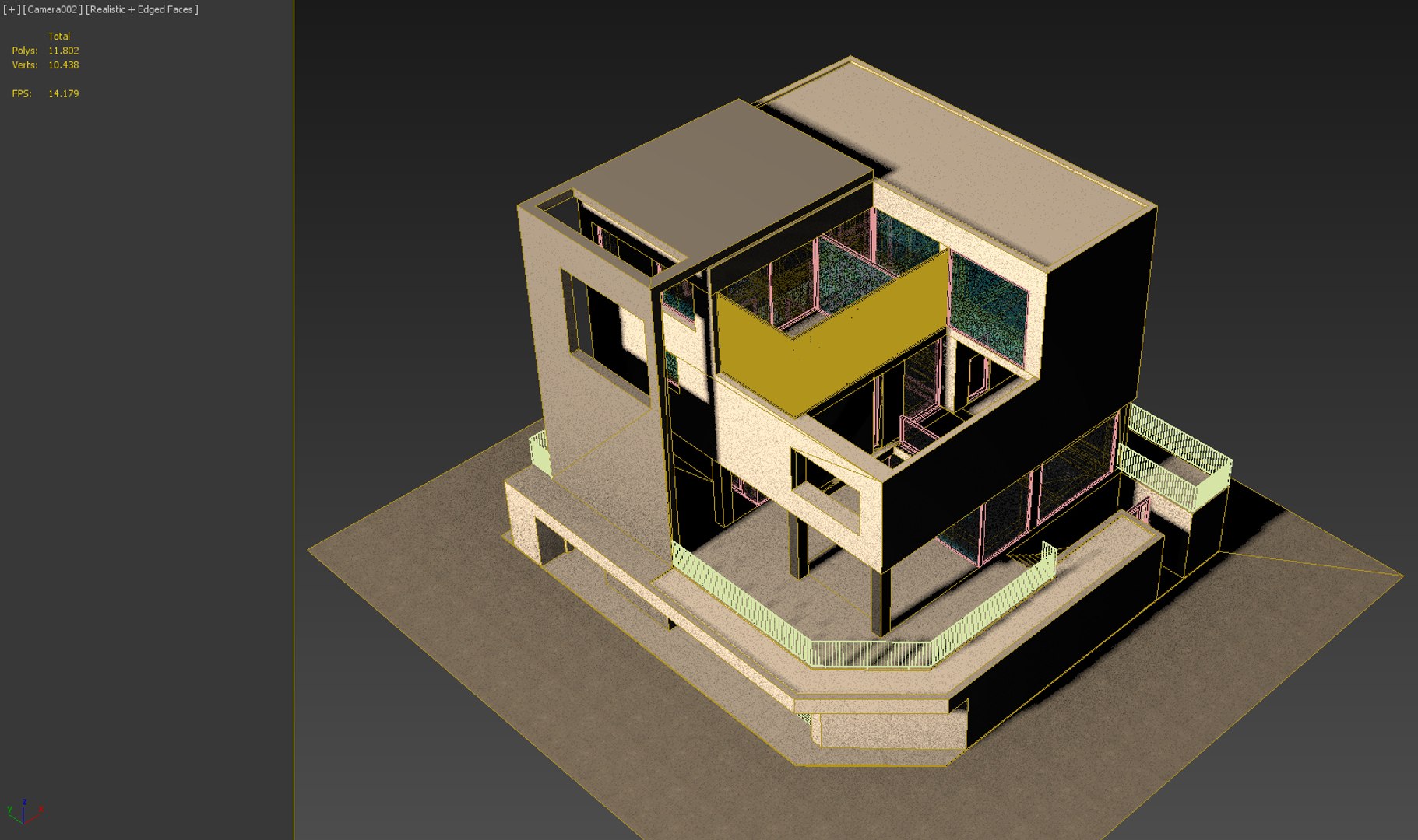 3D Corner Cubic House Modern - TurboSquid 1587484