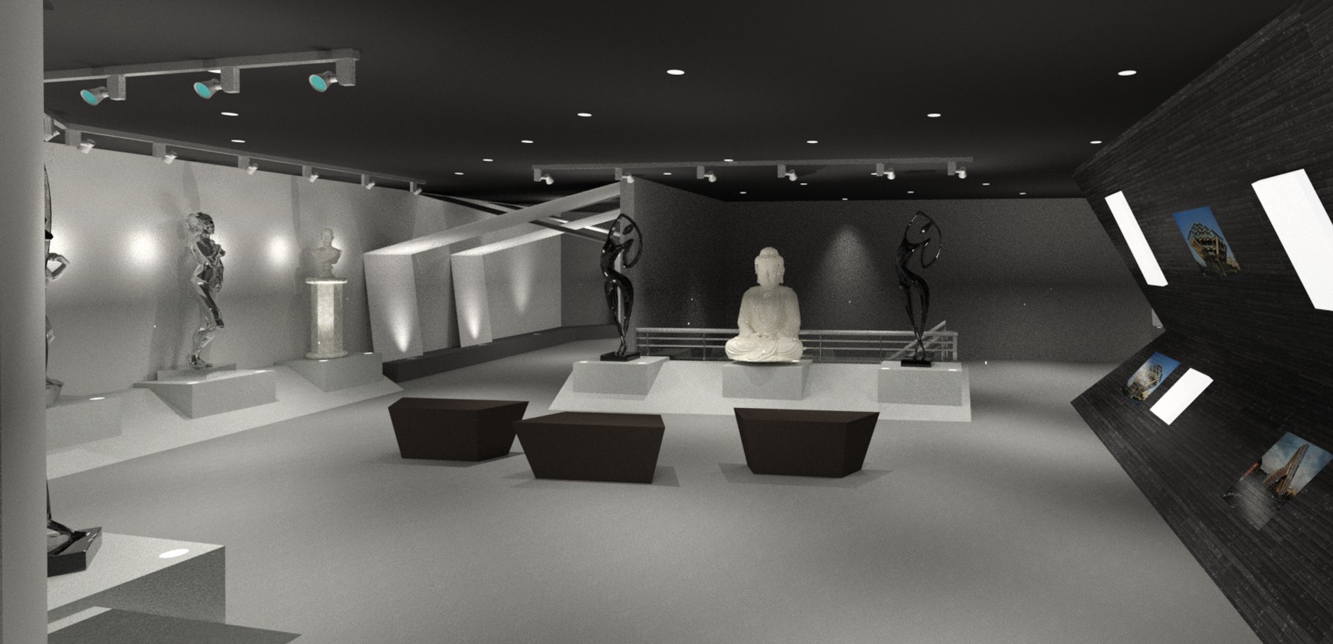 Revit Art Gallery 3D Model - TurboSquid 1468062