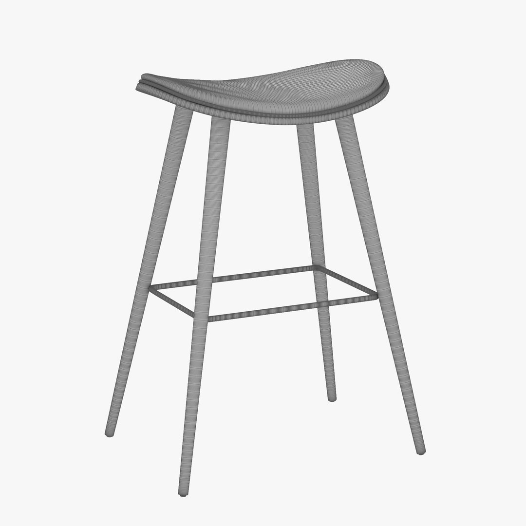 3D Realistic Bar Stool - TurboSquid 1327030