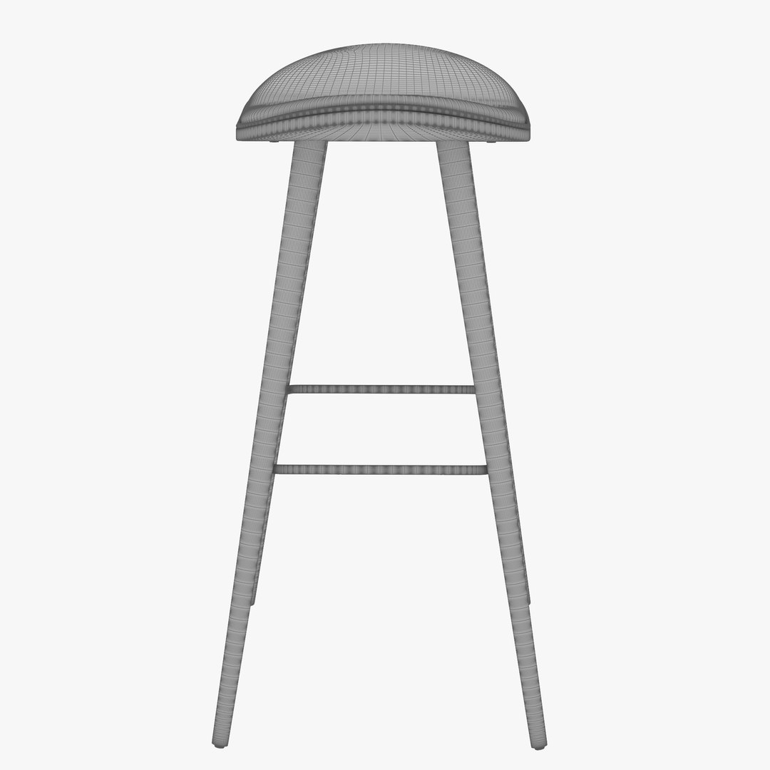 3D Realistic Bar Stool - TurboSquid 1327030