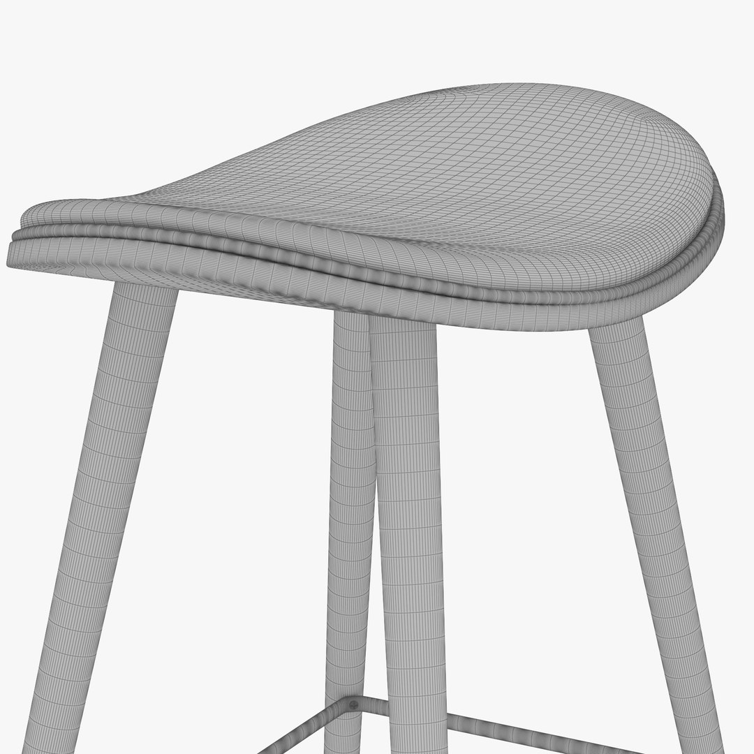 3D Realistic Bar Stool - TurboSquid 1327030