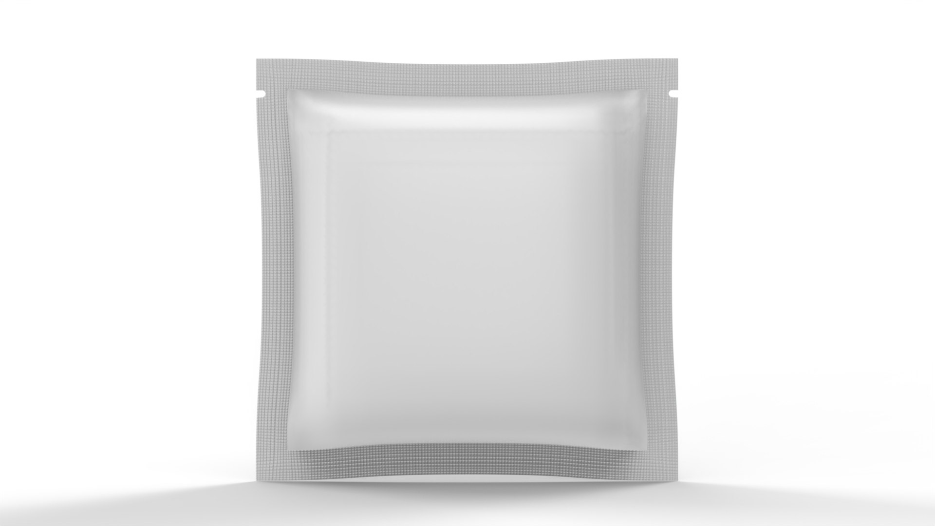 Sachet 120x120mm - 4 Seals Packaging Mockup Model - TurboSquid 2227275