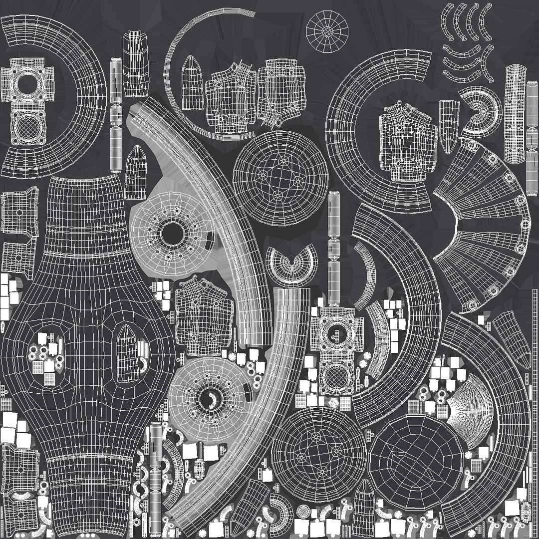 ソリッドリアアクスルドラムブレーキ分解図3Dモデル - TurboSquid 2405813