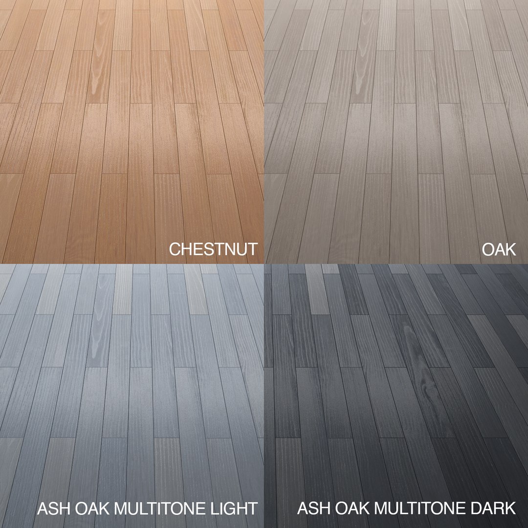 3d Linear Parquet 4 Wood