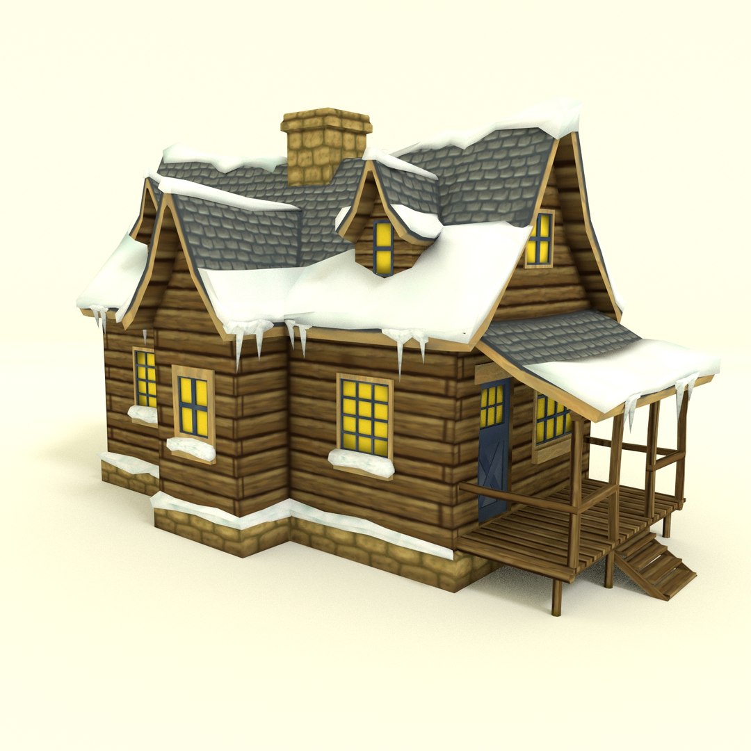 3ds Winter House